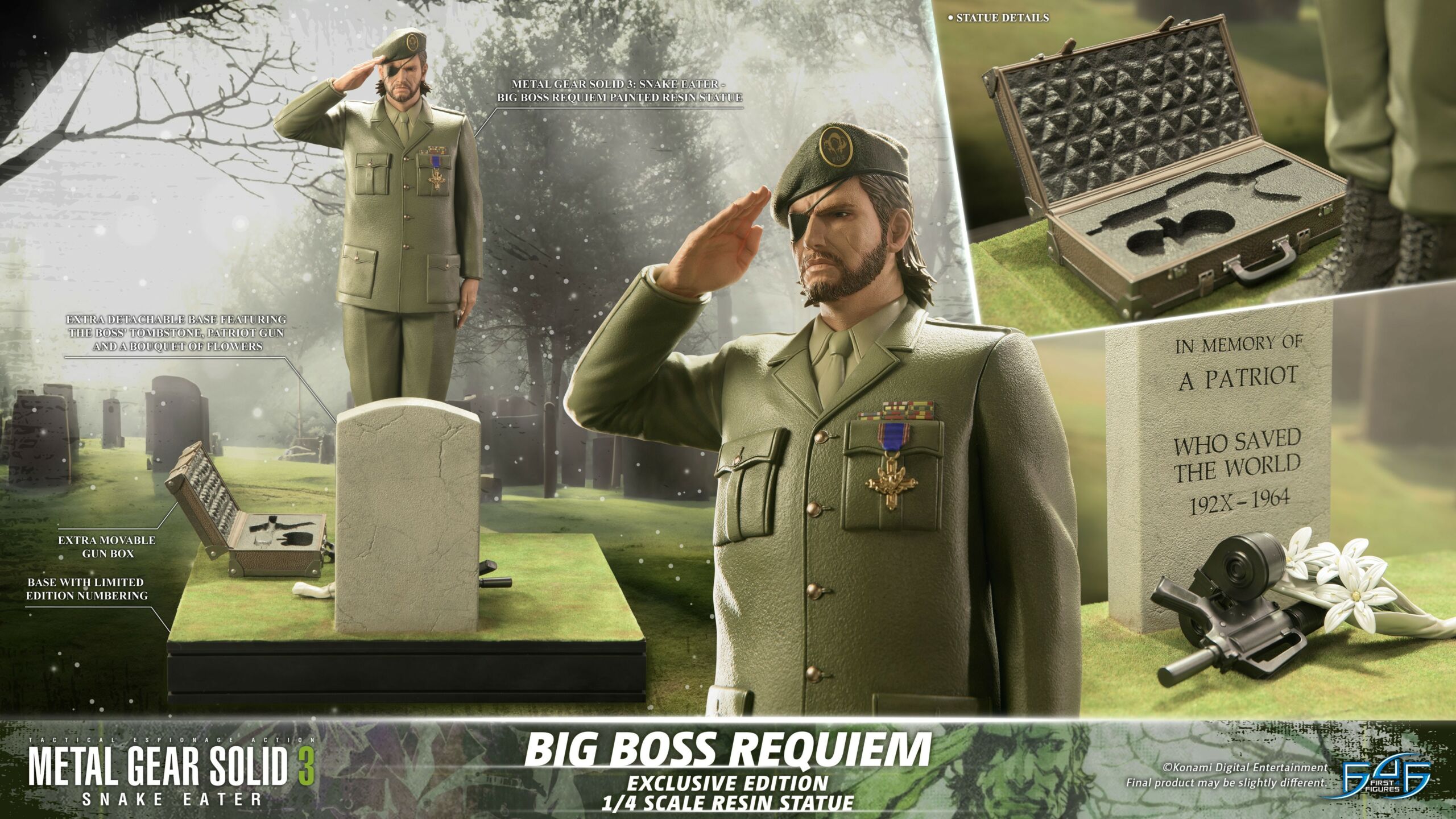 Préparez votre portefeuille : la statue Big Boss Requiem de Metal Gear ...