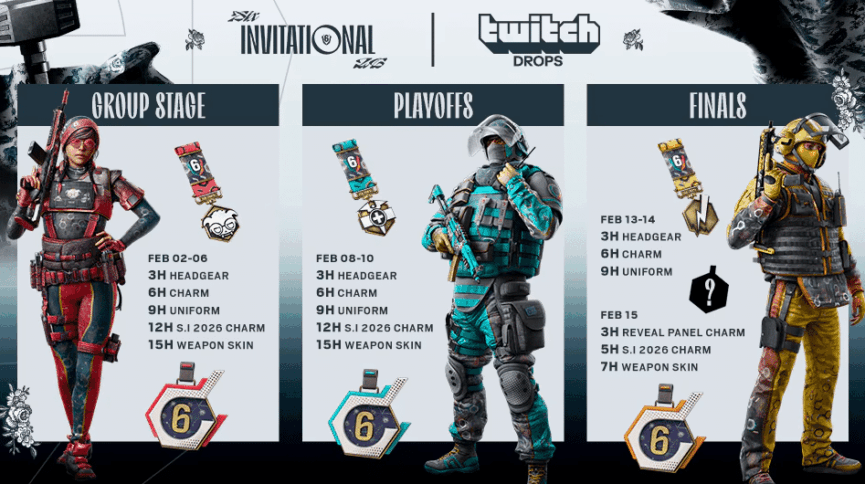 Six Invitational 2026 : Ubisoft ouvre une boutique éphémère Rainbow Six ...